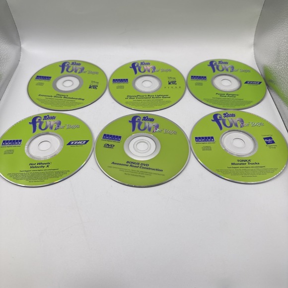 Video Games & Consoles | 6 Kids Power Fun For Boys Pc Games | Poshmark